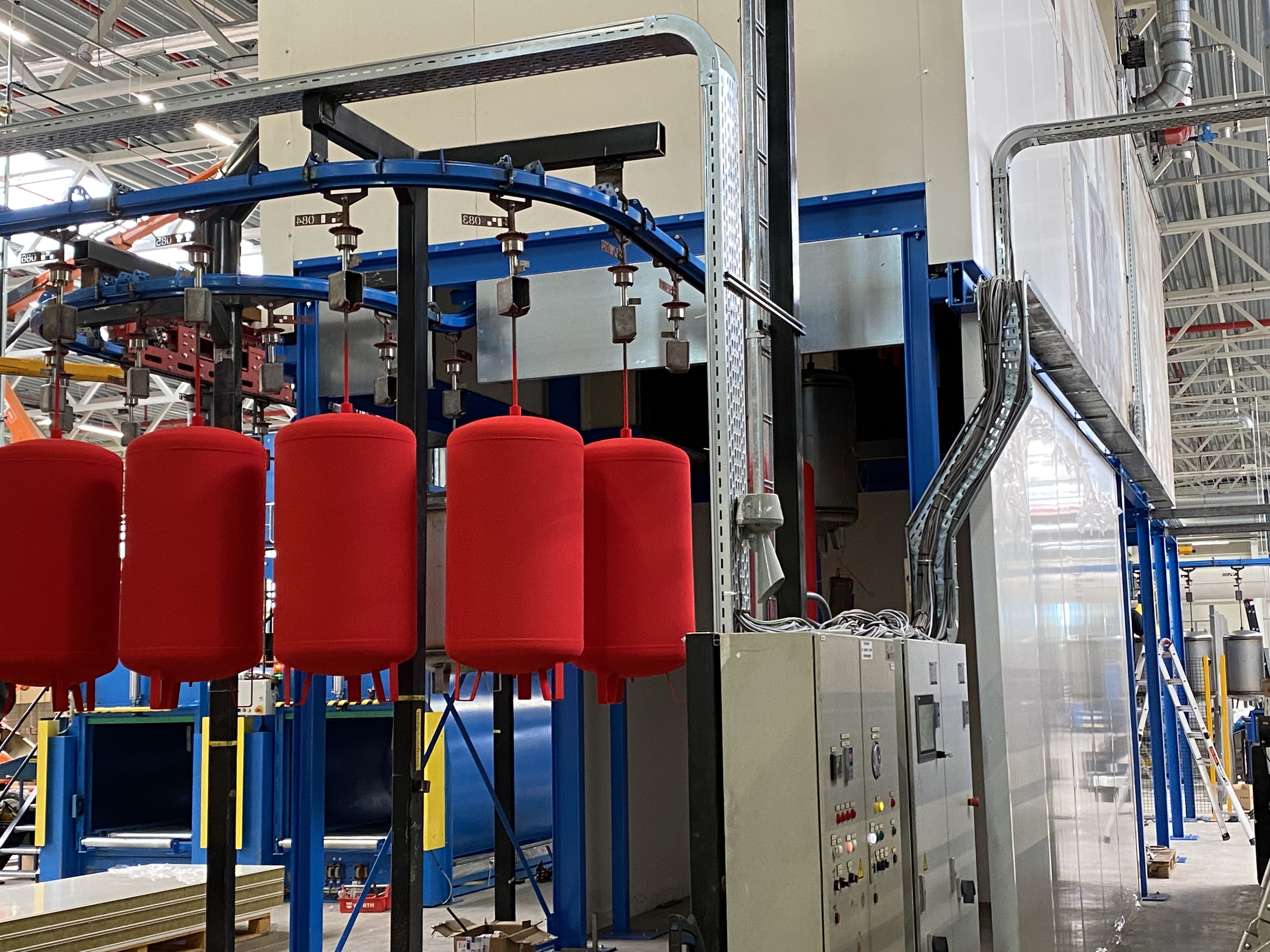 Verhuizing Poedercoatinstallatie Flamco Almere